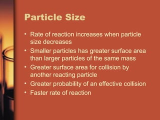 Rate Of Reactions | PPT