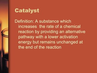 Rate Of Reactions | PPT