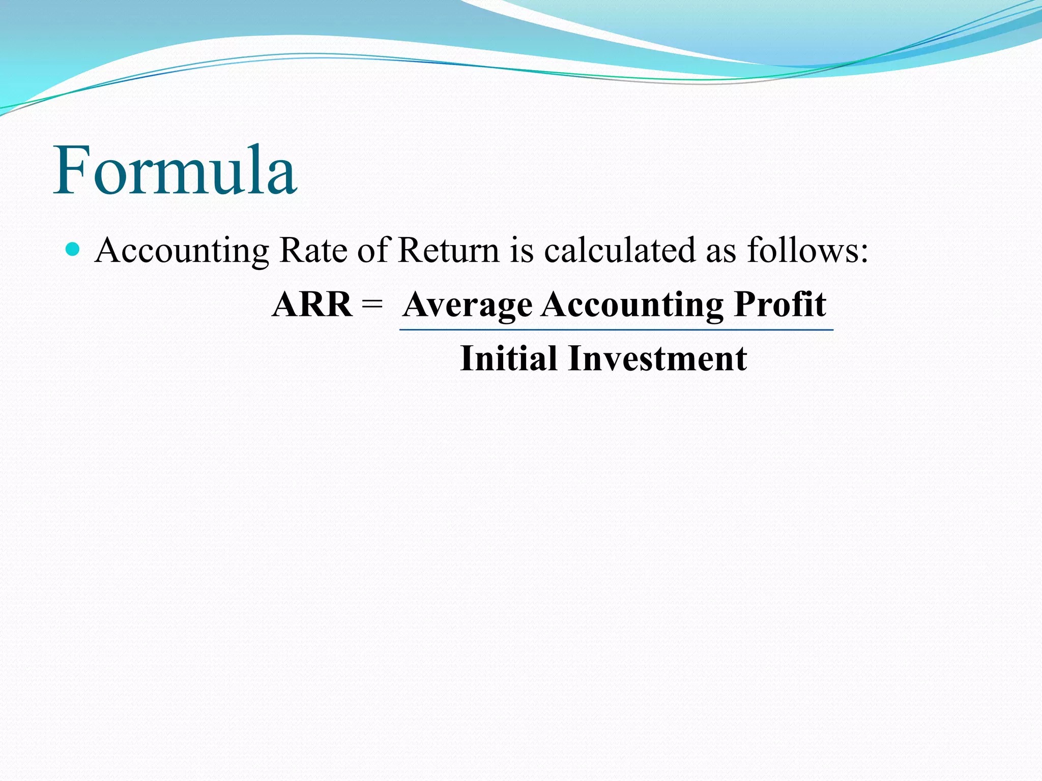 Rate of return | PPTX