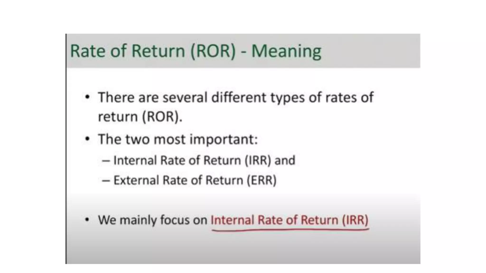 Rate of return engineering economic | PPTX