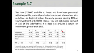 Rate of return engineering economic | PPTX