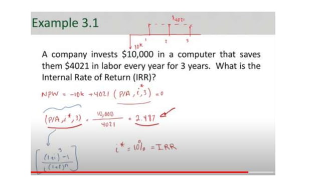 Rate of return engineering economic | PPTX