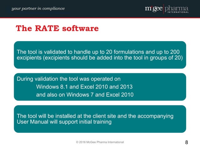 Rate overview 2016 | PPT