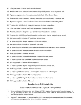 Advancement Exam Study Guides | PDF
