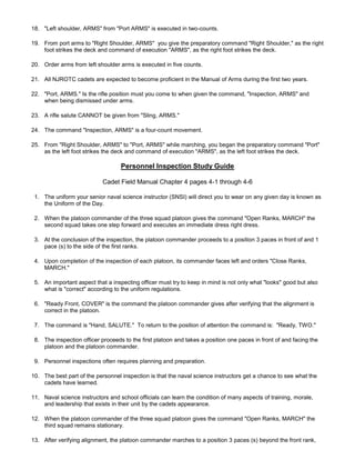 Advancement Exam Study Guides | PDF