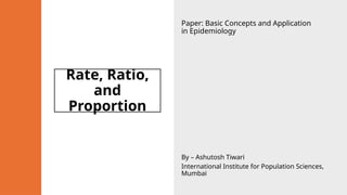 Rate, Ratio and Proportion meaning and differences. | PPTX