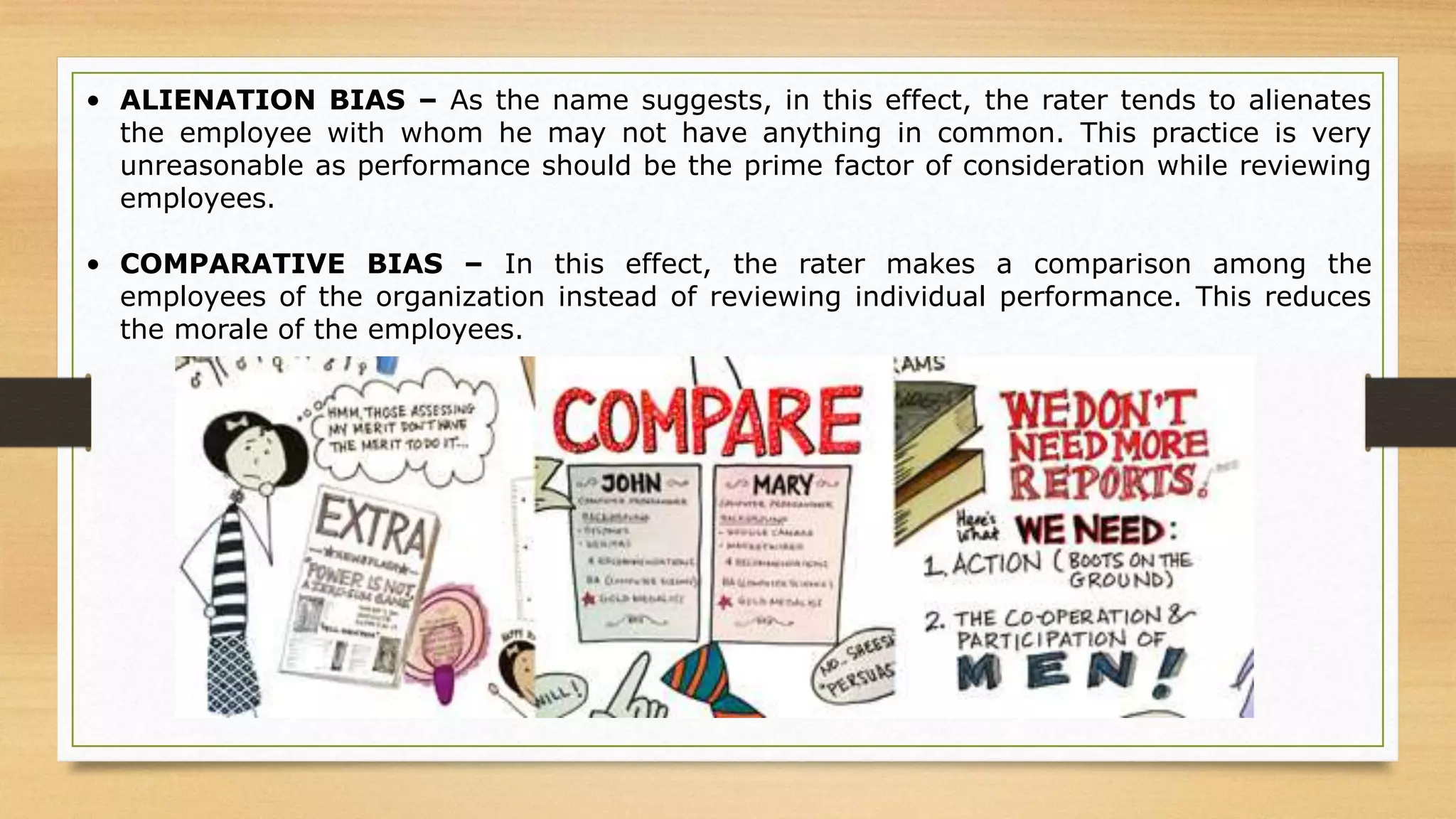 Rater bias in Performance Management | PPTX