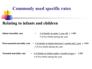 Rates calculation in relation to epid.ppt