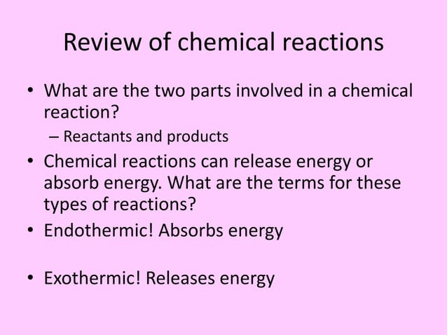 Rates of chemical reactions | PPTX