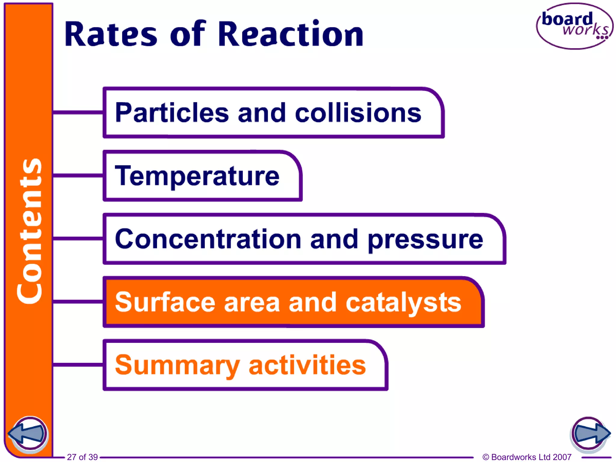 Rates of Reaction | PPT