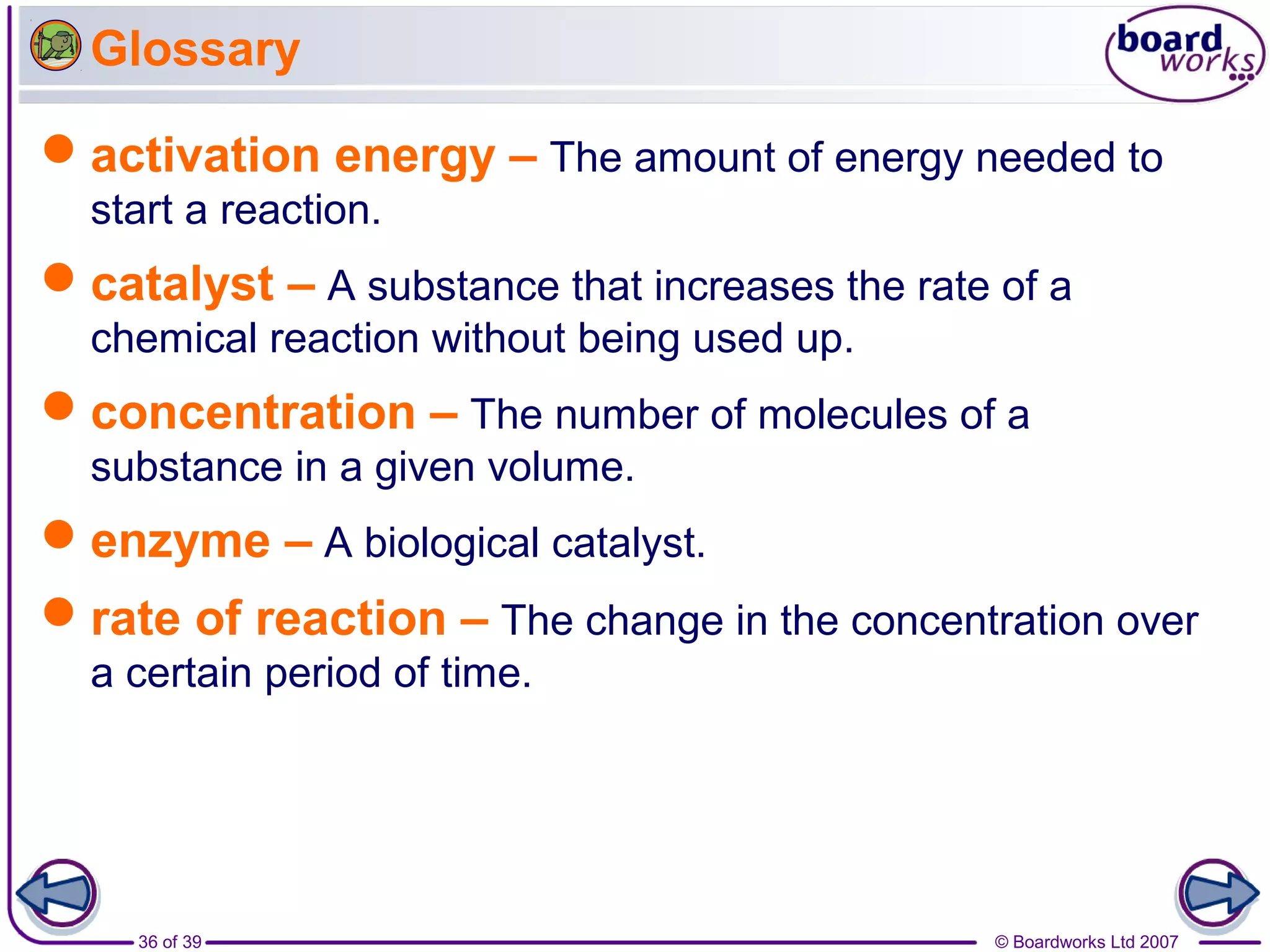 Rates of Reaction | PPT