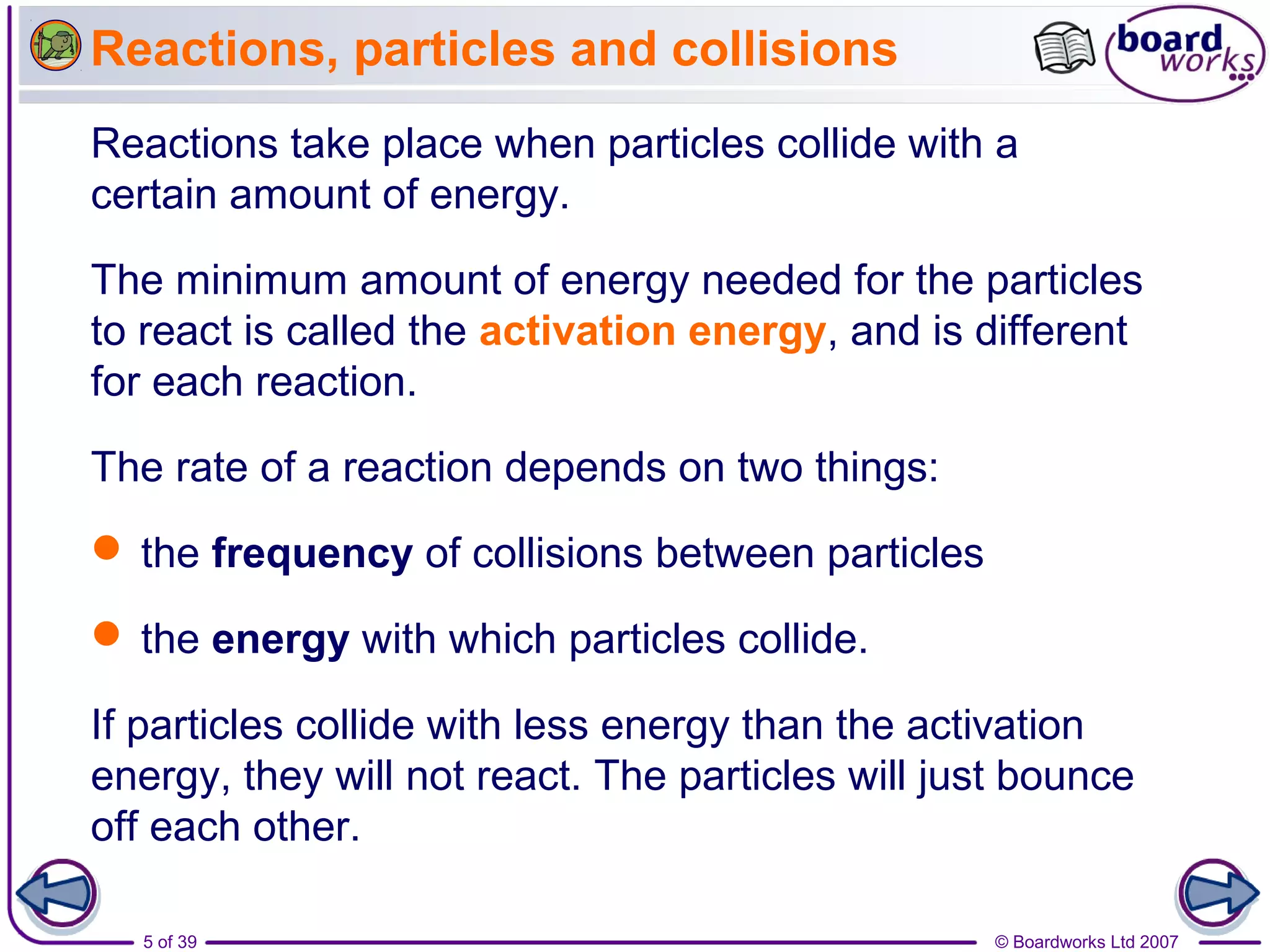 Rates of Reaction | PPT