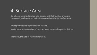 ch8 Rates of Reaction for IGCSE chemistry | PPTX