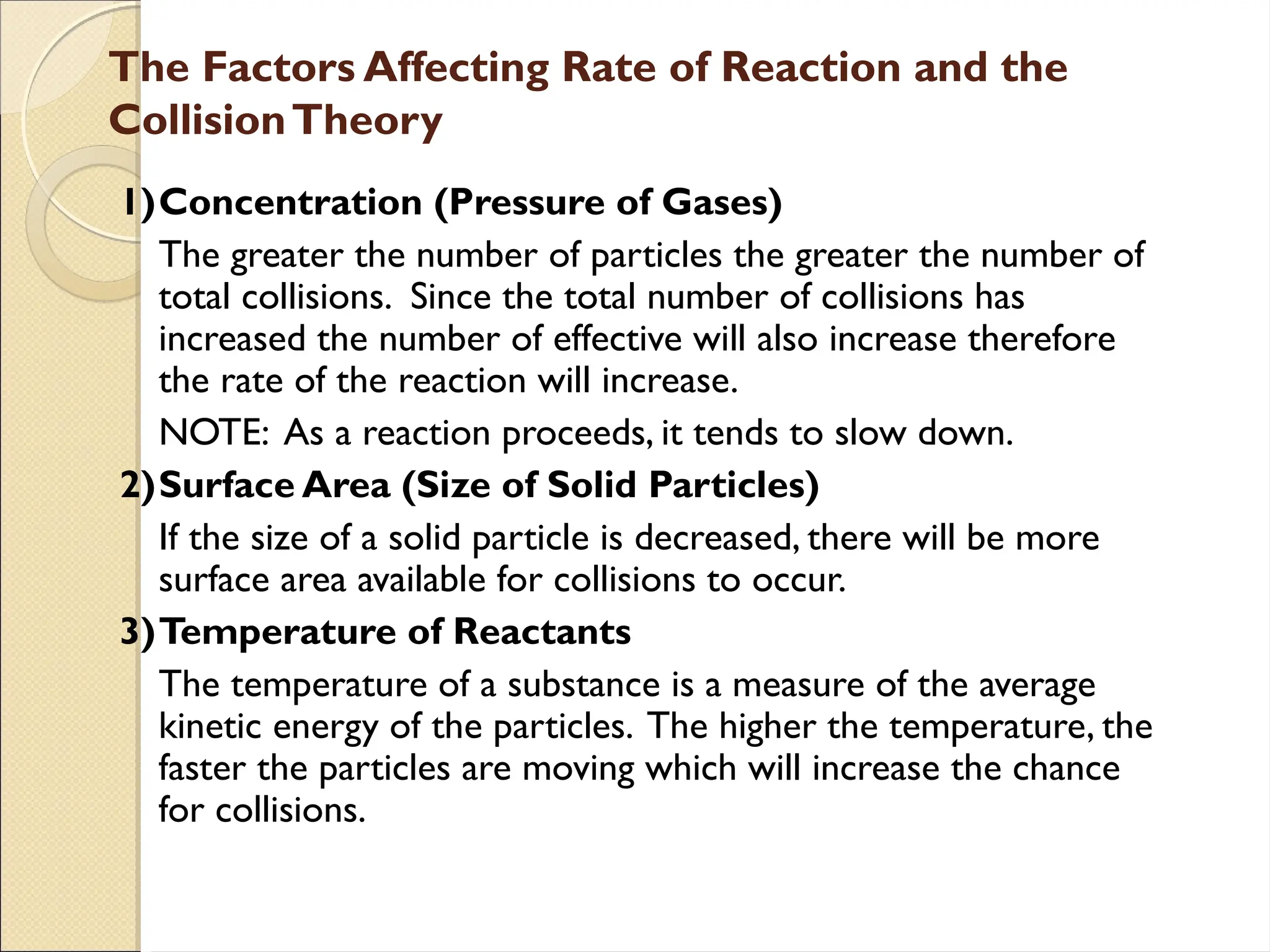 Rates of Reaction Power point Presentation.pptx | Chemistry | Science