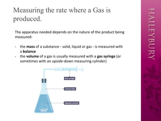 Rates of Reaction 2 | PPTX | Chemistry | Science
