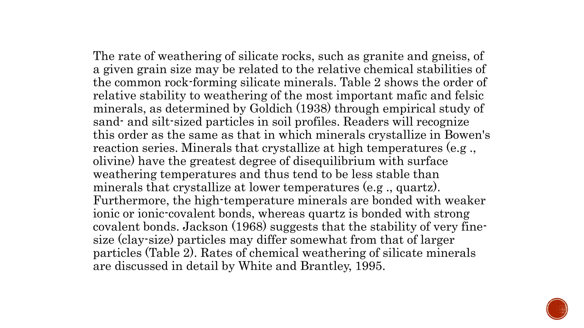 Rates of Weathering/Weathering/Geology/Sedimentary Geology.pptx
