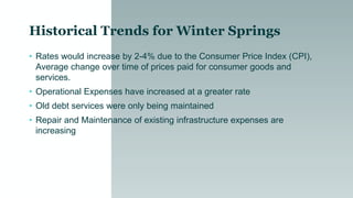2023 Winter Springs Water and Wastewater Rate Study Presentation | PDF