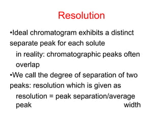 Fundamentals of Rate theory in Chromatography | PPTX