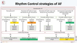 Rate vs rhythm control, what is new in esc 2020 | PPT