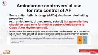 Rate vs rhythm control, what is new in esc 2020 | PPT