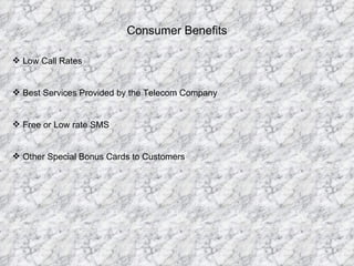 Rate war in telecom sector | PPT