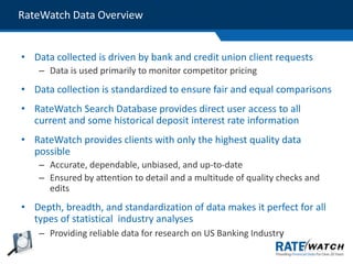 Rate watch data overview academics | PPTX | Databases | Computer ...