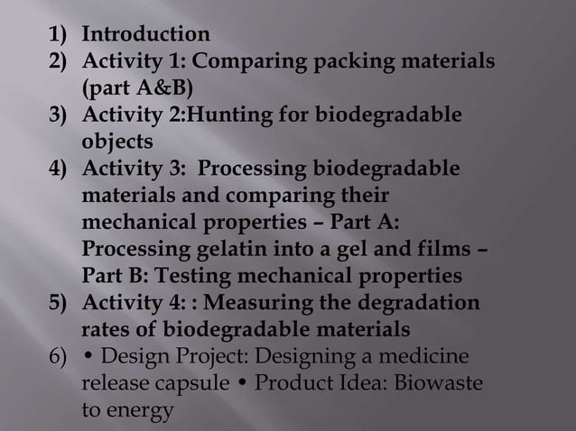 Biodegradable, Biowaste to Energy | PPTX | Chemistry | Science