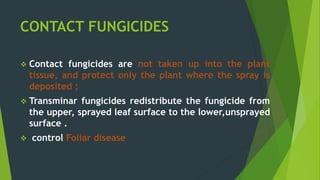 contact fungicide | PPTX