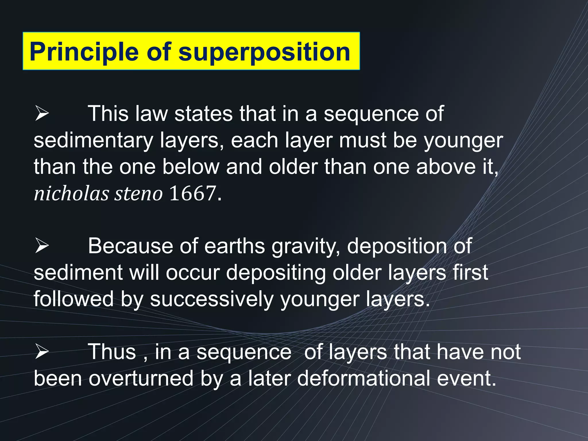 Principles of Stratigraphy with Geo time scale | PPTX