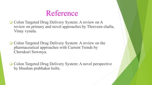 COLON TARGETED DRUG DELIVERY | PPTX
