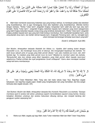 Ratib al-haddad | PDF