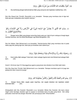 Ratib al-haddad | PDF