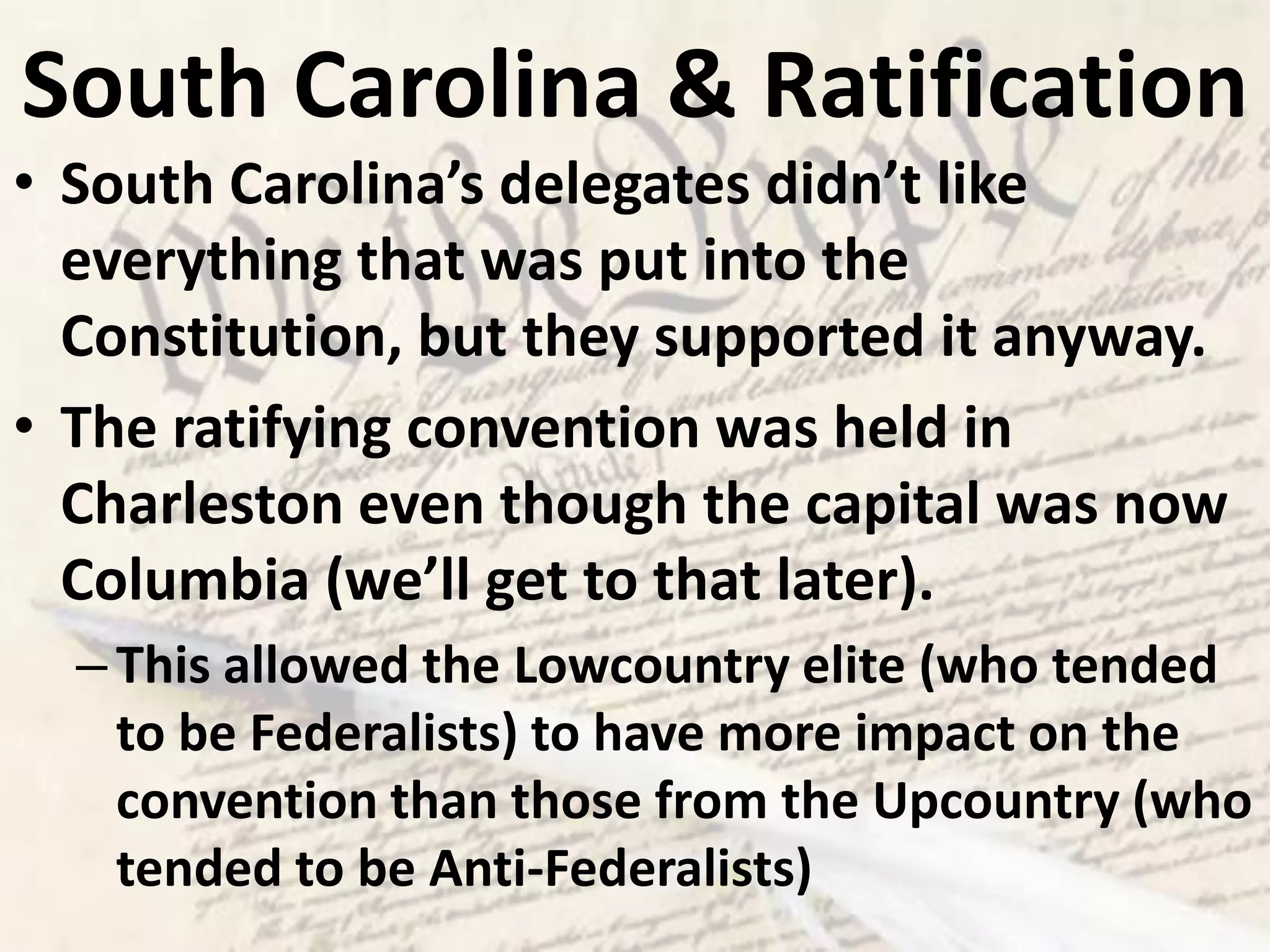 Ratification of the constitution | PPTX | Civic affairs | Politics