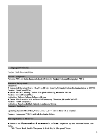 Ratikanta Sahoo Resume | DOC