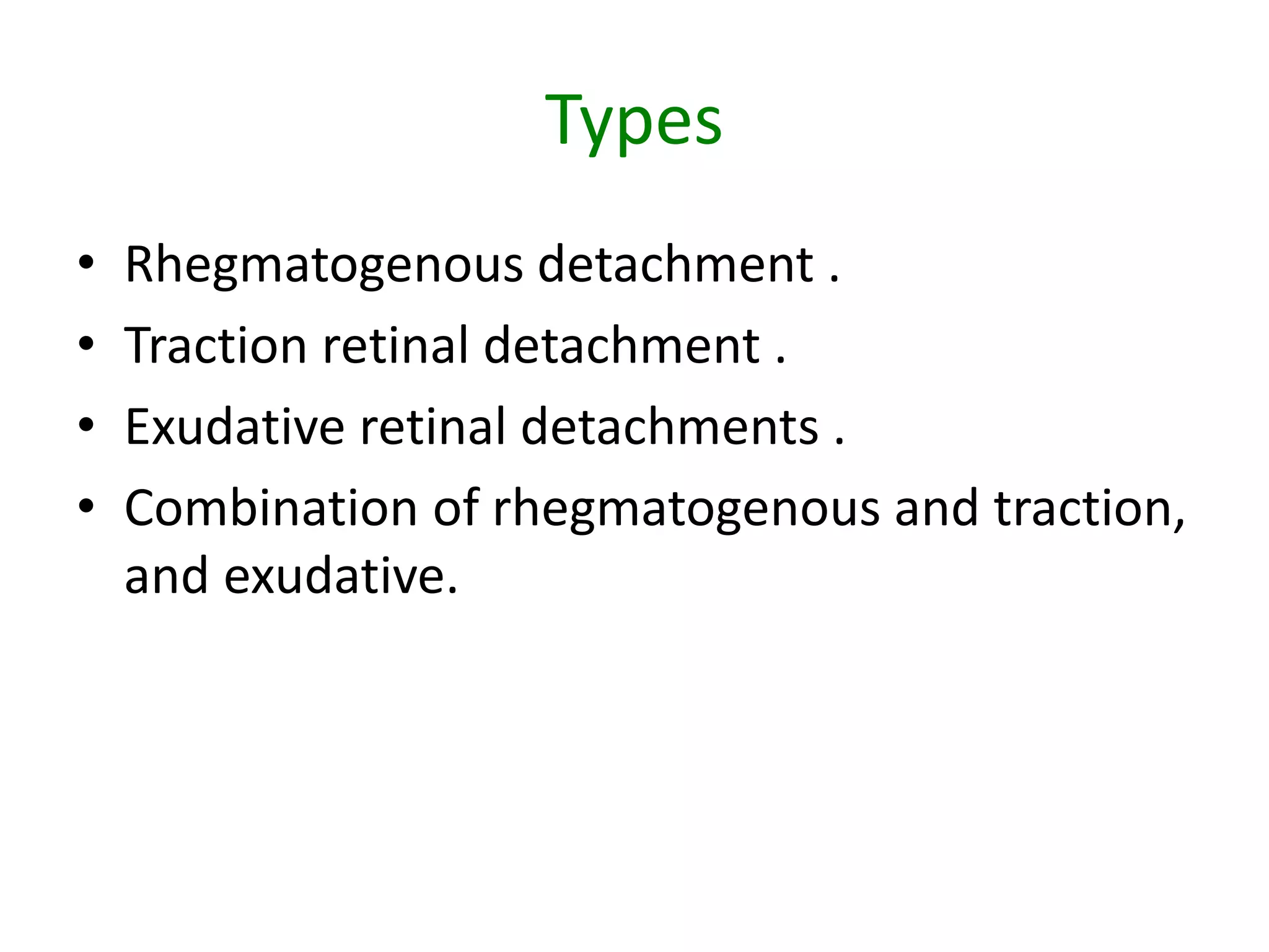 Retinal detachment | PPTX