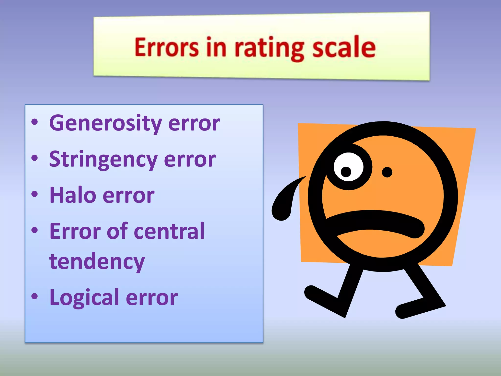 Rating and observation scale | PPTX