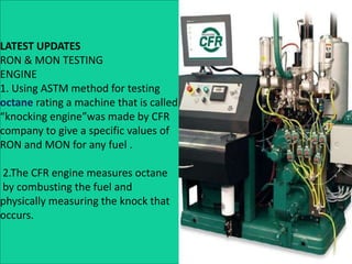 Rating of fuels Octane & Cetane number | PPTX