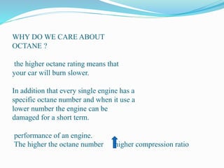 Rating of fuels Octane & Cetane number | PPTX