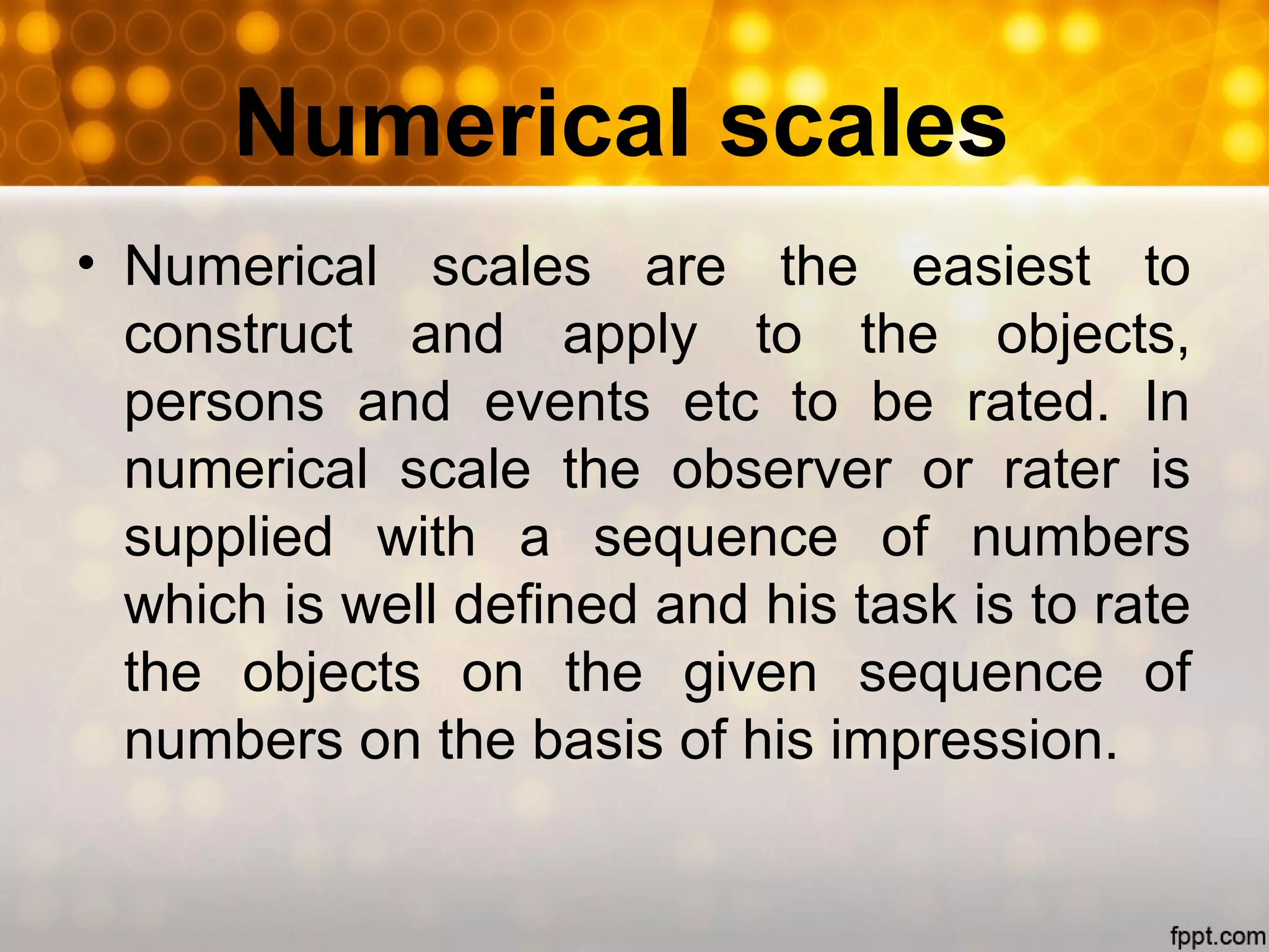 Rating scale | PPT