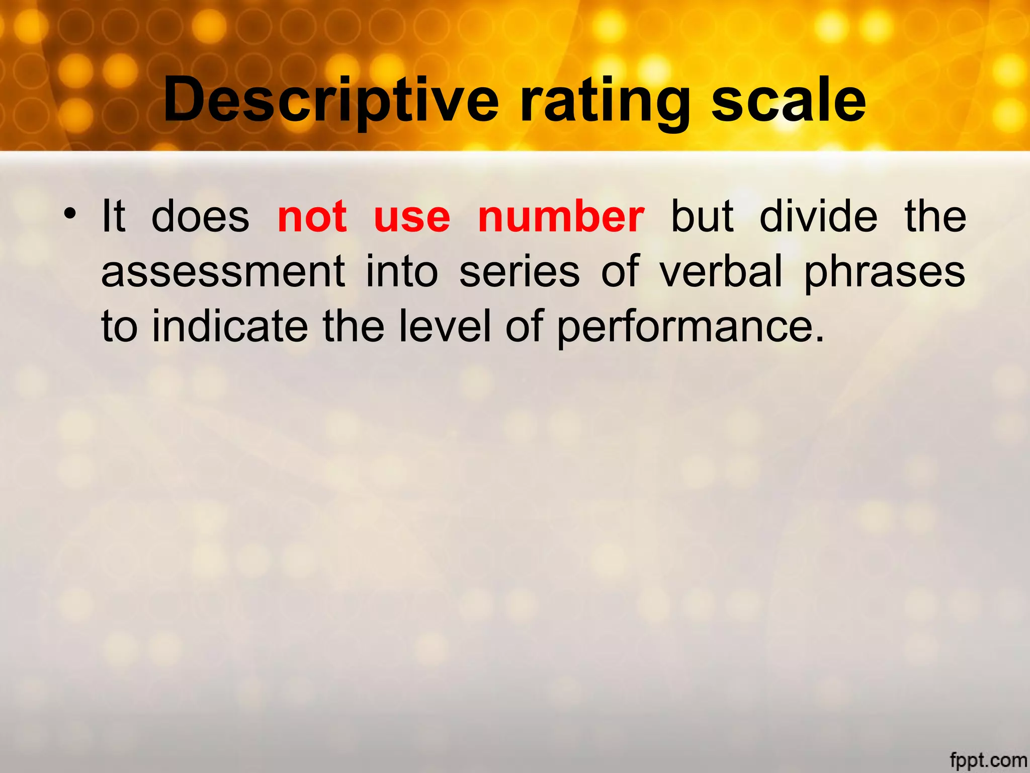 Rating scale | PPT