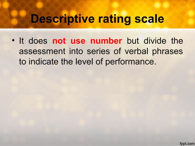 Rating scale | PPT