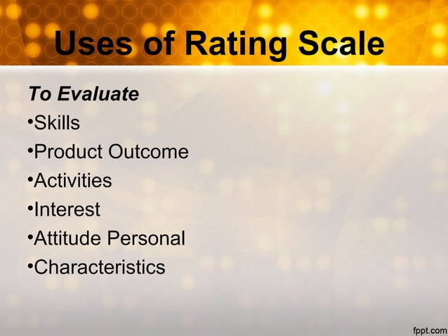 Rating scale | PPT