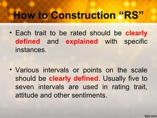 Rating scale | PPT