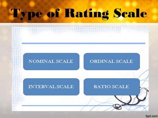 Rating scale | PPT