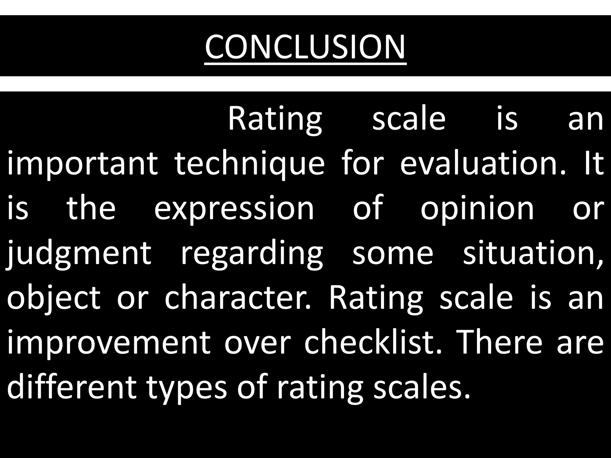 Rating scale | PPTX