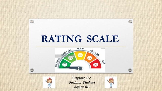 Rating scale | PPT