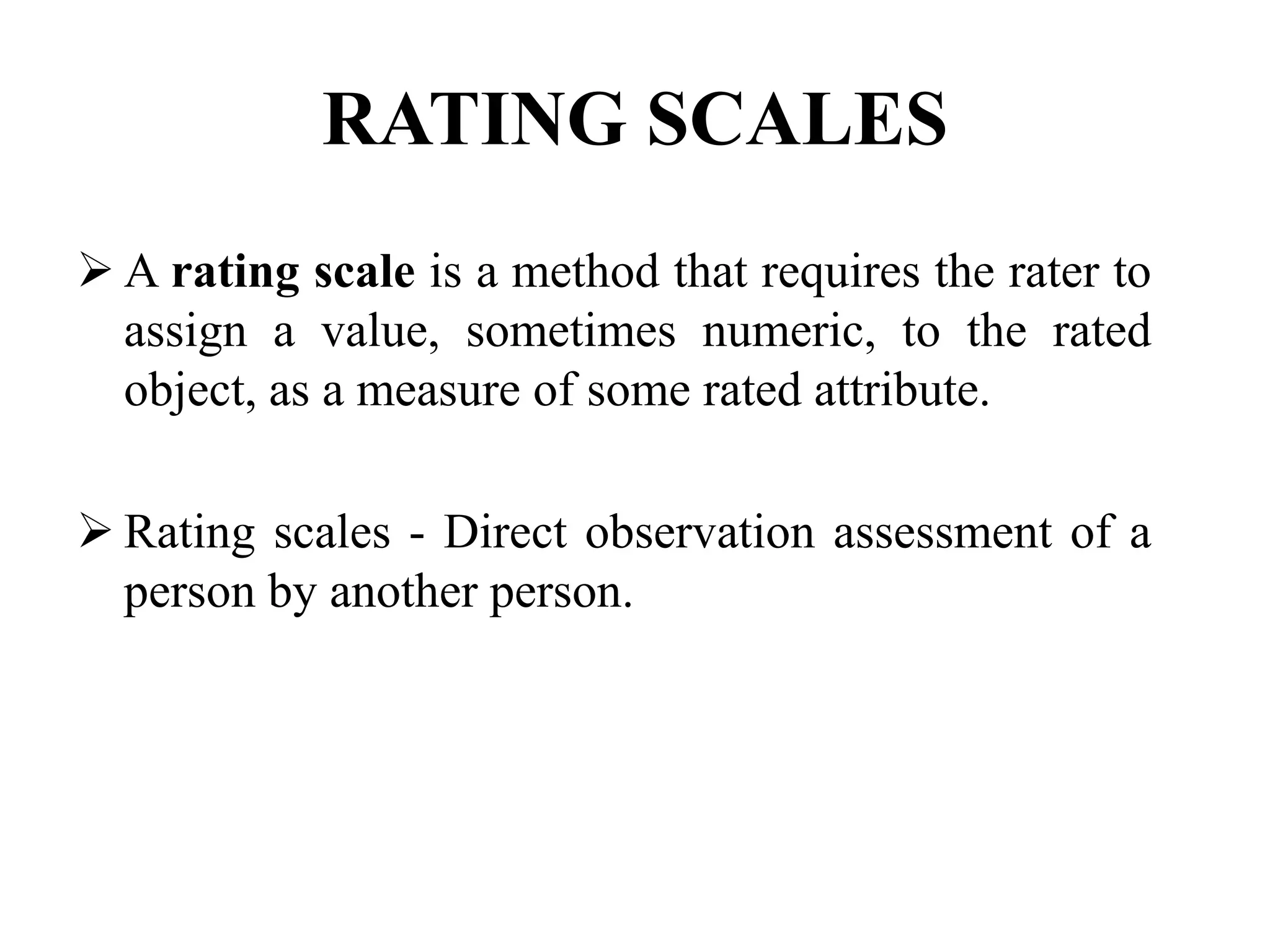 Rating Scale | PPTX