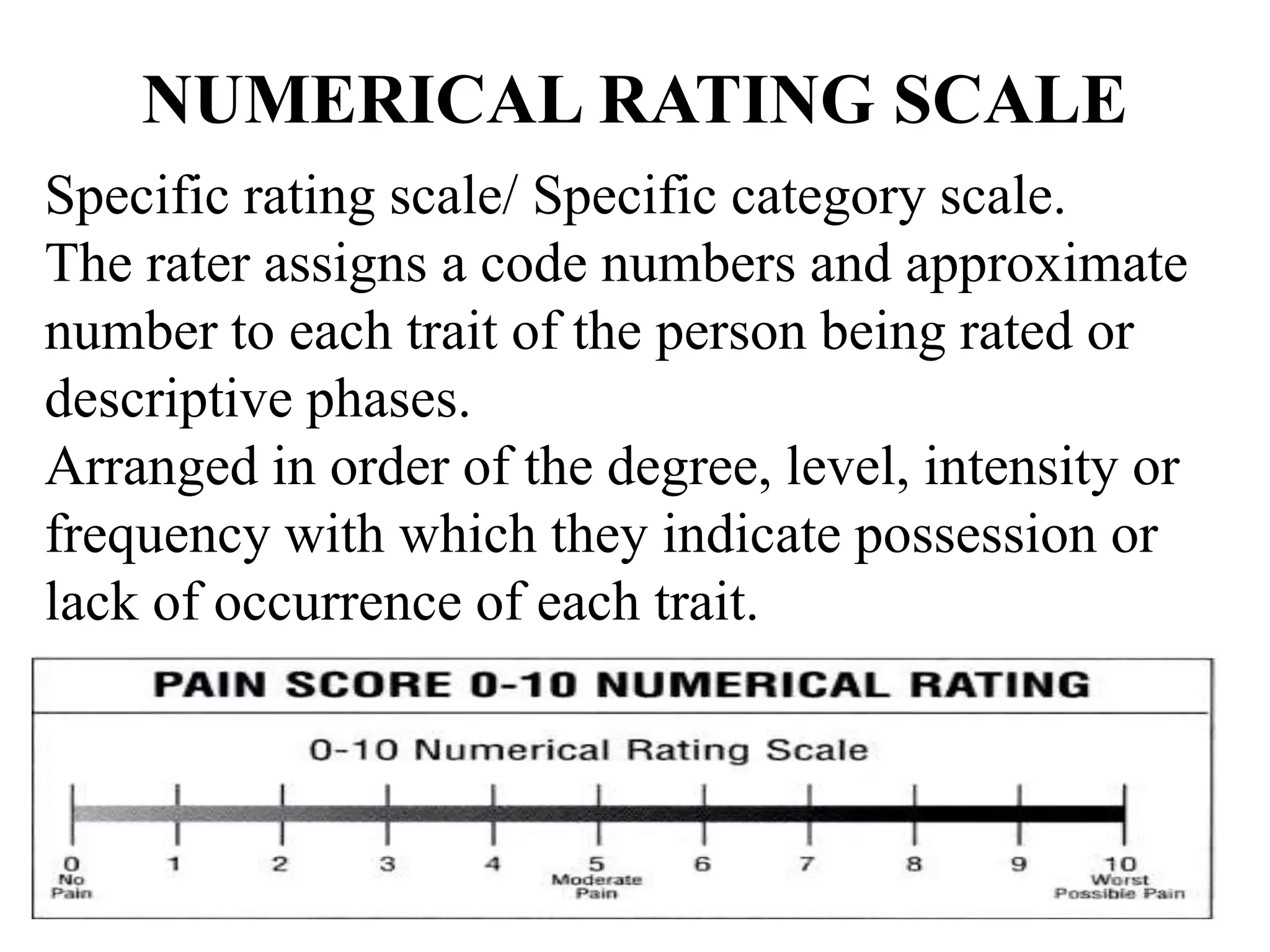 Rating Scale | PPTX