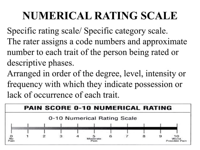 Rating Scale | PPTX