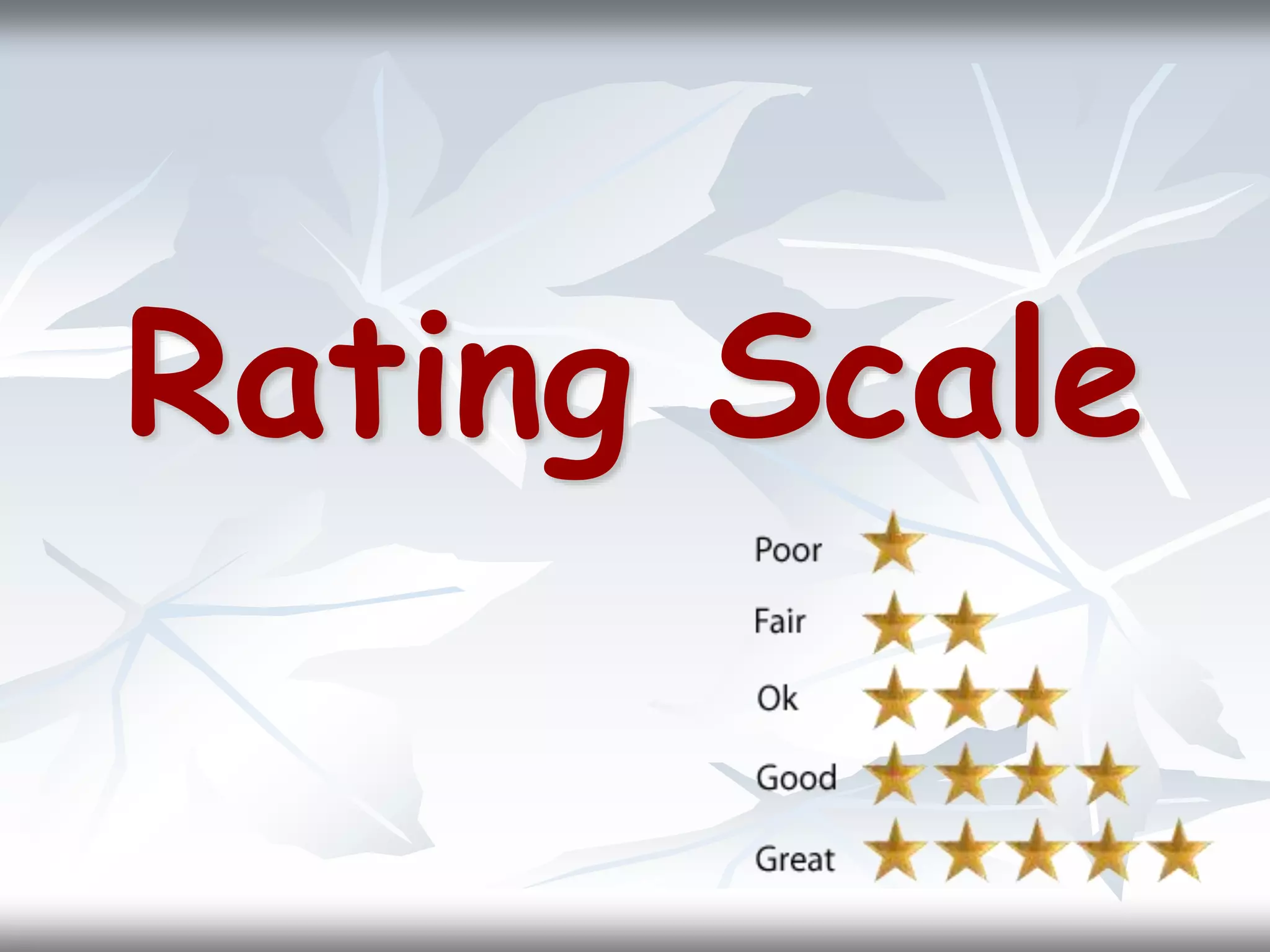 RATING SCALE.ppt